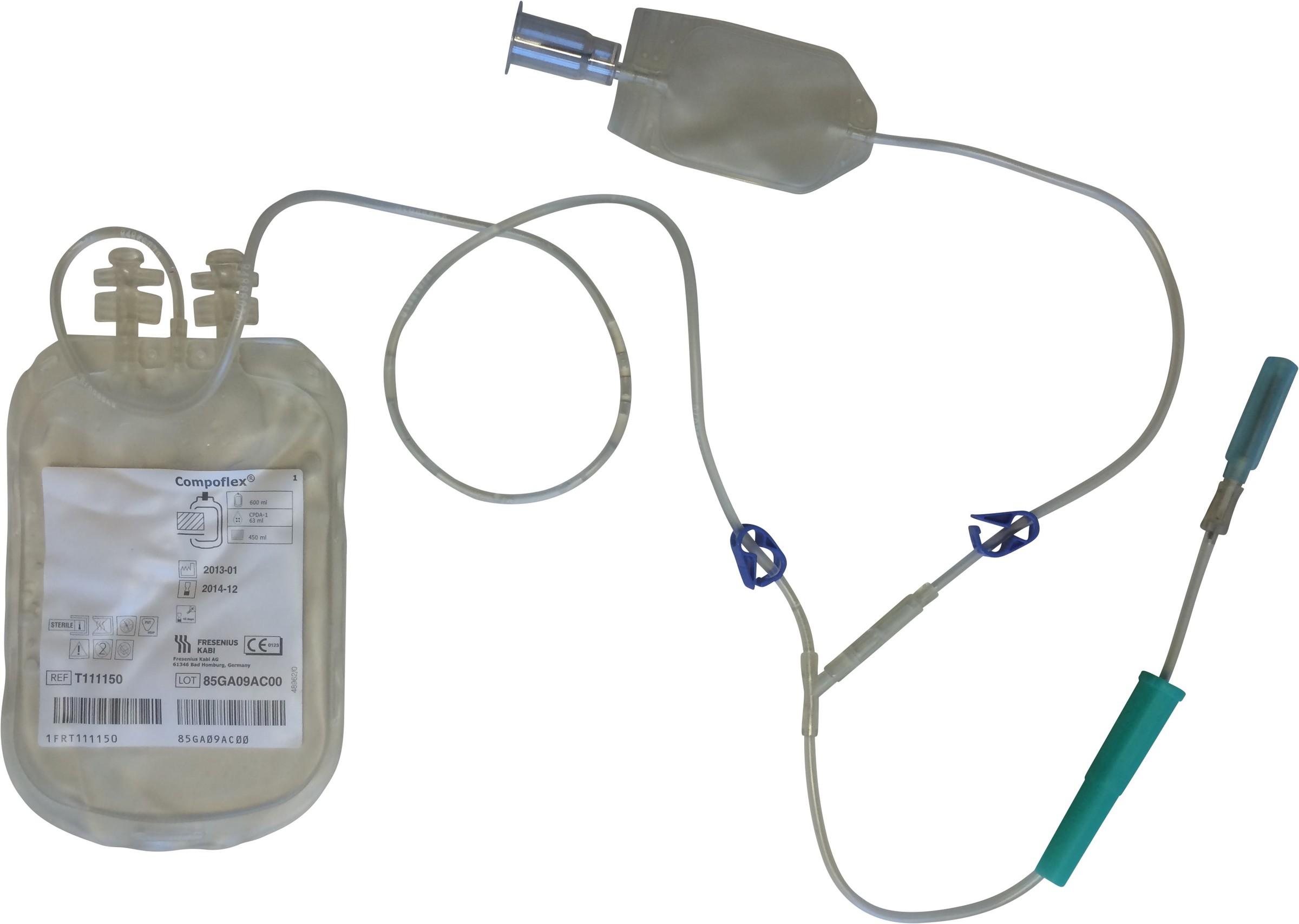 Blodposesett Compoflex med CPD for 450ml | Norengros