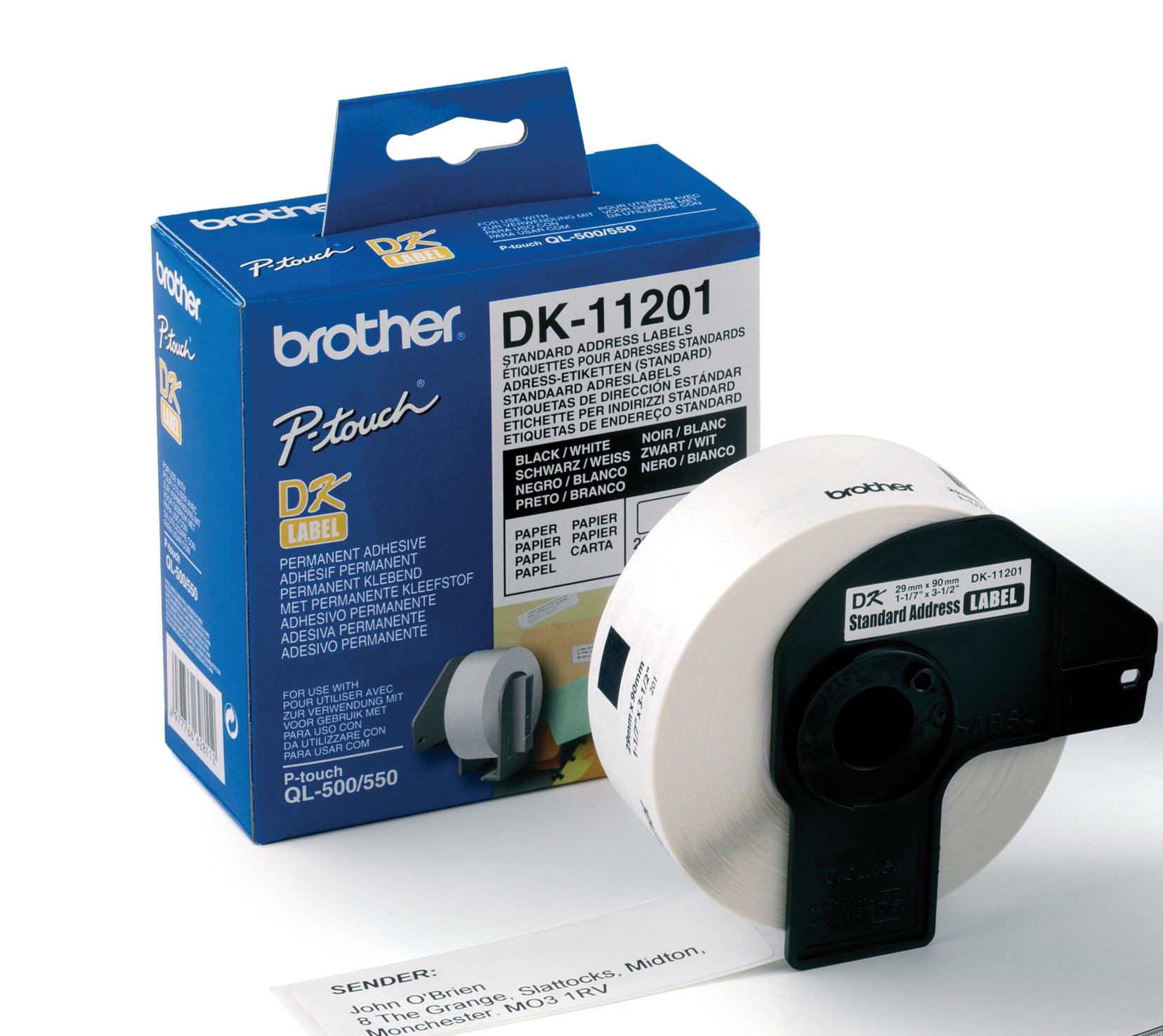 Adresseetikett std 29x90mm DK-etik | Wittusen & Jensen