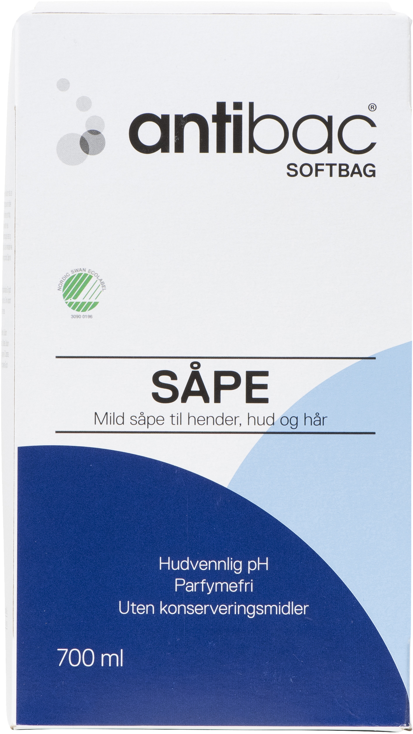 Antibac såpe softbag 700ml Norengros
