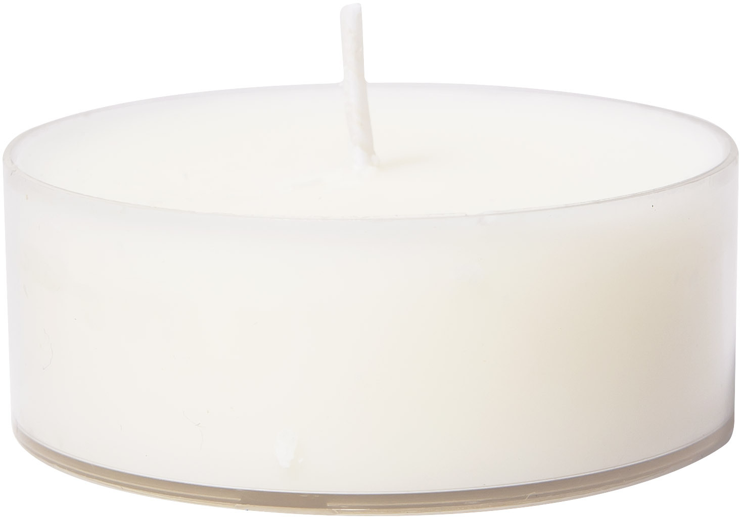 Telys Ø56mm plastkopp hvite 9 timer | Norengros